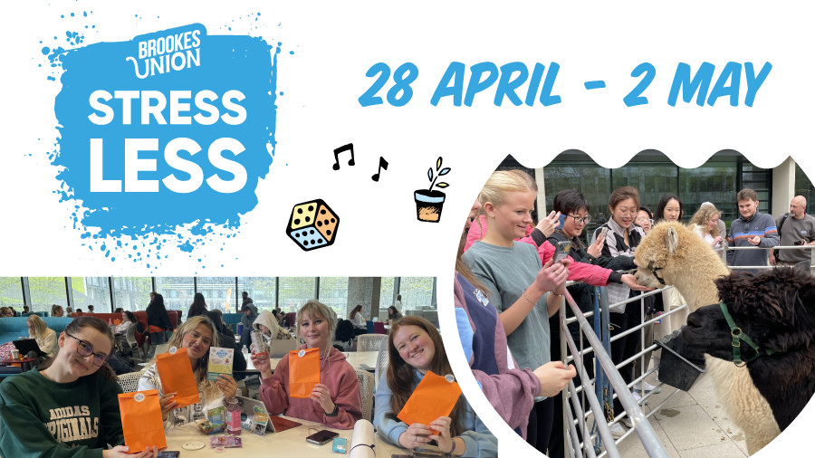 Stress Less - Oxford Brookes Students' Union