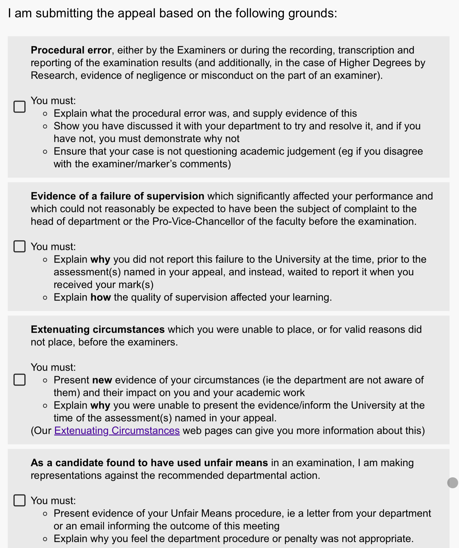 How To Complete The Appeal Form - Sheffield Students' Union