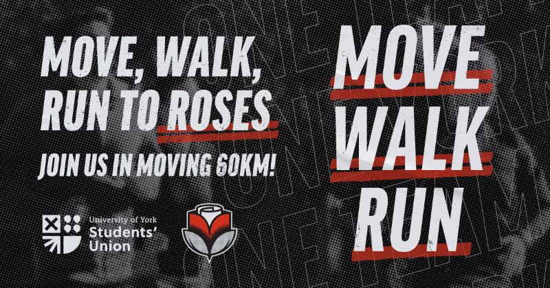 Run To Roses 60k Challenge: 2025 | University of York Students' Union